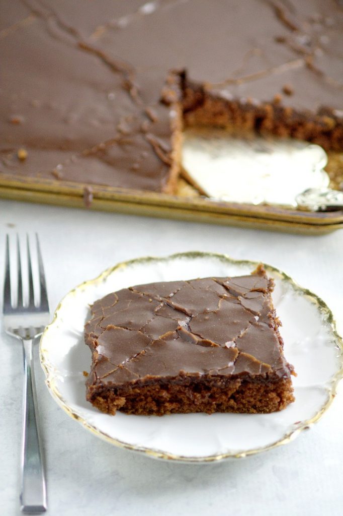 Chocolate Texas Sheet Cake - The Gracious Wife