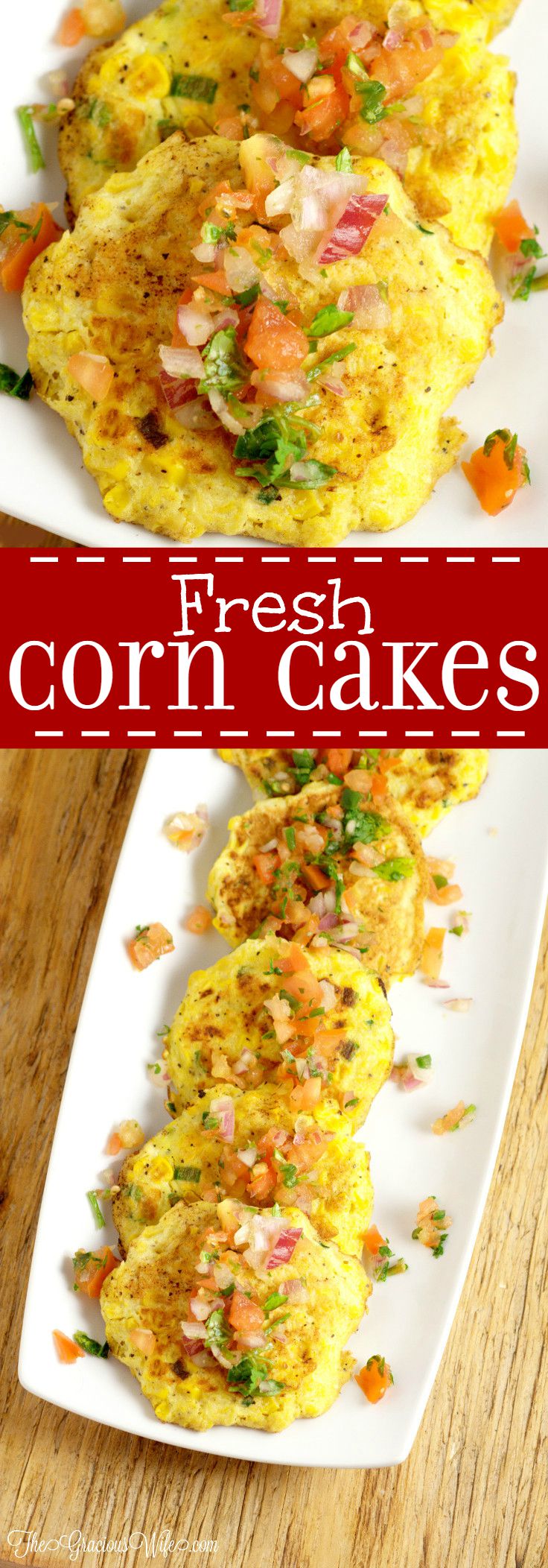 Fried Corn Cakes - The Gracious Wife
