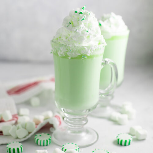Mint hot chocolate store
