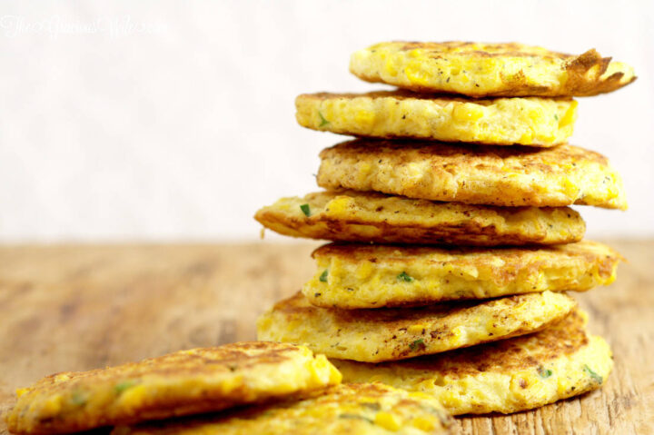 Fried Corn Cakes - The Gracious Wife