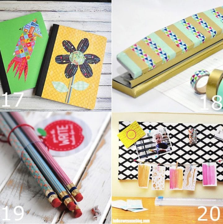 24 DIY Back to School Supplies - The Gracious Wife