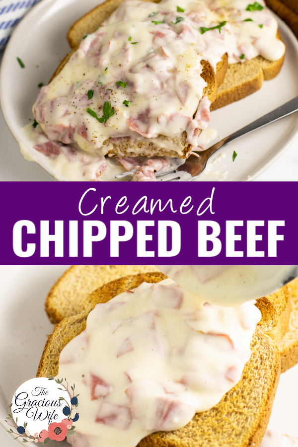 Creamed Chipped Beef - The Gracious Wife