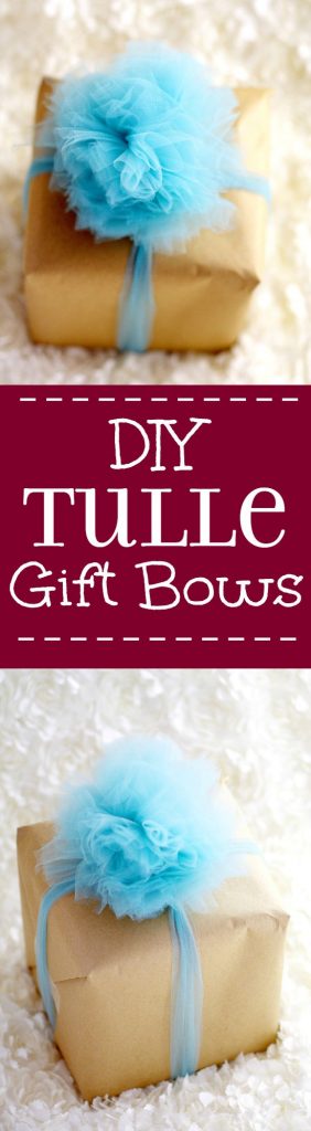 DIY Tulle Gift Bow Tutorial - The Gracious Wife