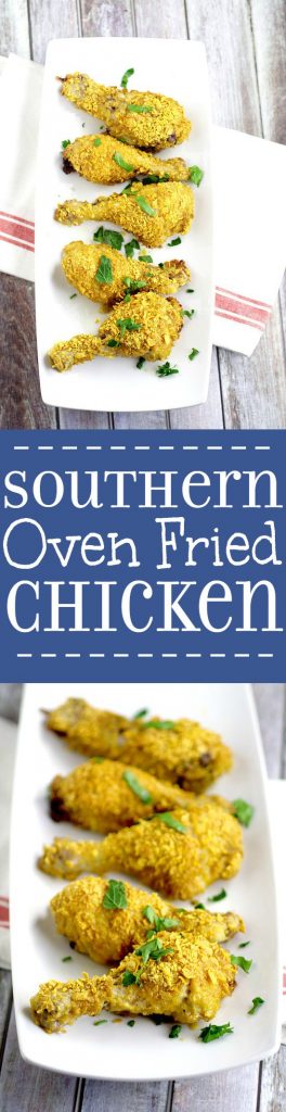 Southern Oven-Fried Chicken - The Gracious Wife