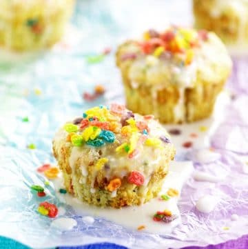 Rainbow Fruity Pebbles Muffins - The Gracious Wife