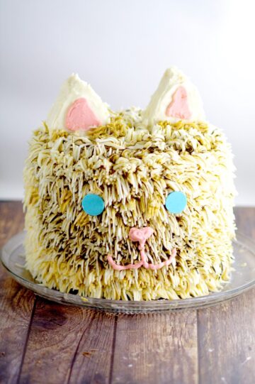 Kitty Cat Birthday Cake - The Gracious Wife