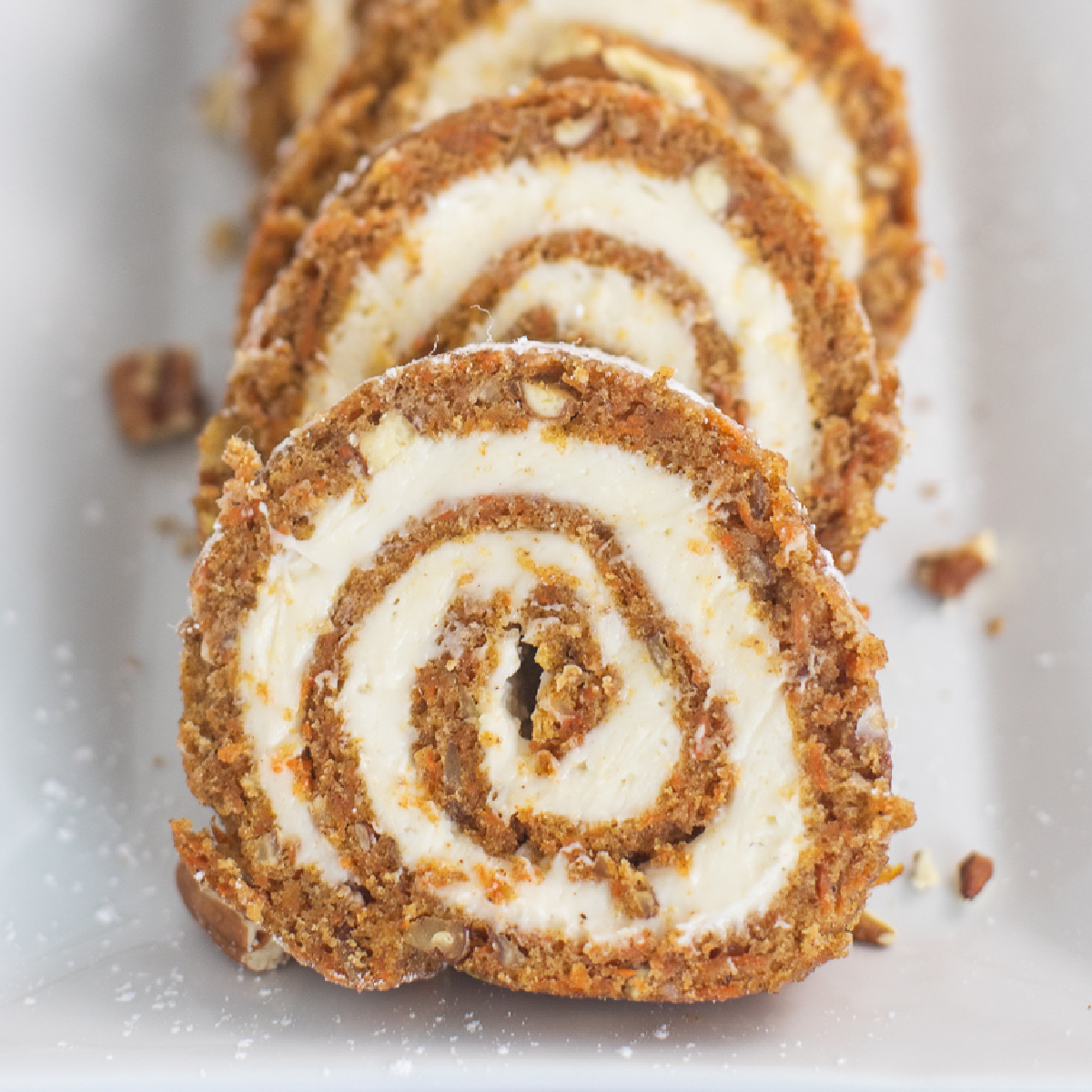 Carrot Cake Roll - The Gracious Wife