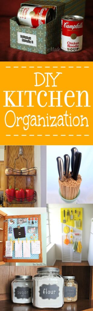 24 DIY Kitchen Organization Ideas - The Gracious Wife