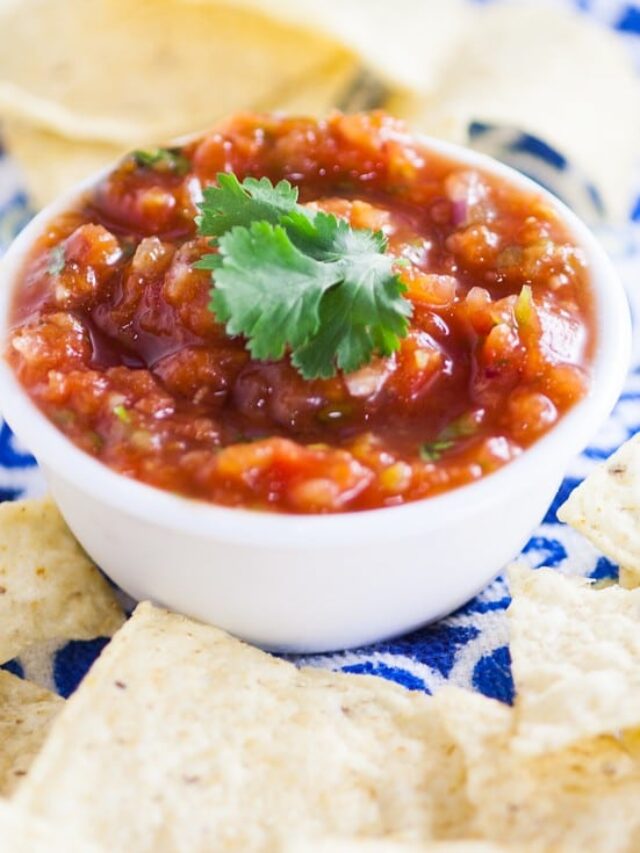 5-Minute Homemade Restaurant Style Salsa: Tasty Mexican Delight - The ...