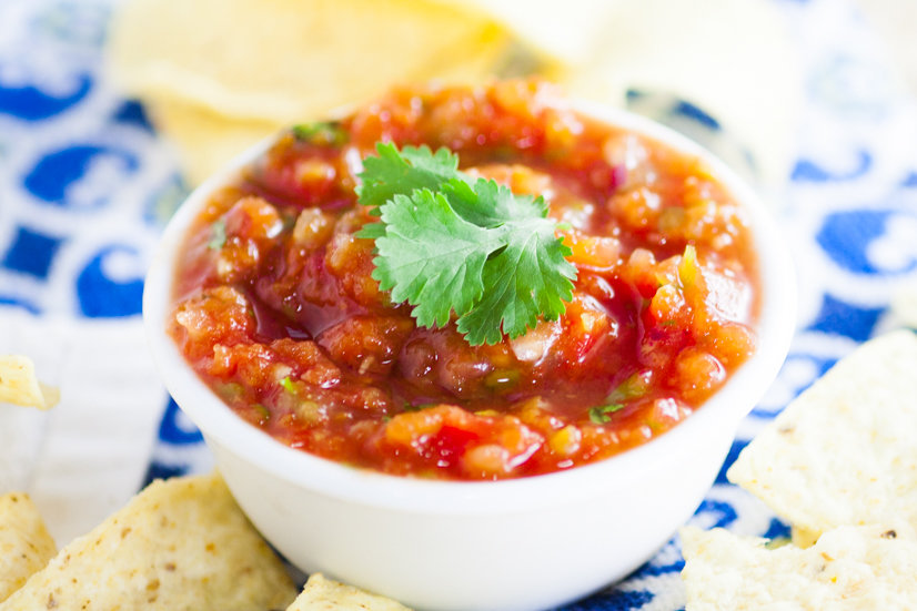 Homemade Restaurant Style Salsa | The Gracious Wife