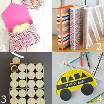 20 Adorable Back to School Crafts | DIY School Crafts