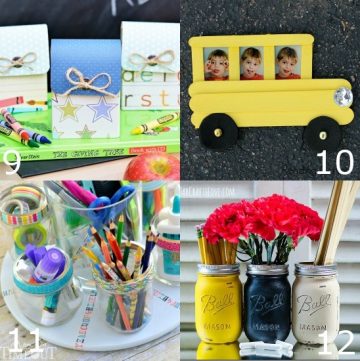 20 Adorable Back to School Crafts | DIY School Crafts