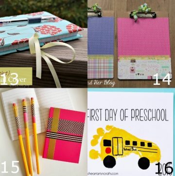 20 Adorable Back to School Crafts | DIY School Crafts