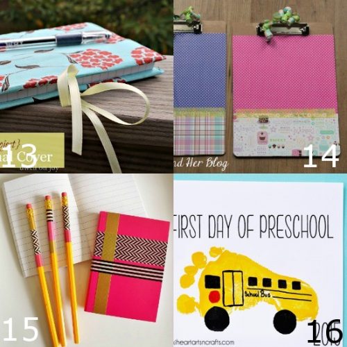 20 Adorable Back to School Crafts | DIY School Crafts