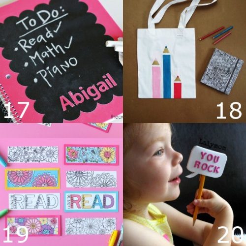 20 Adorable Back to School Crafts | DIY School Crafts