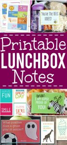 Free Printable Lunchbox Notes for Kids | The Gracious Wife