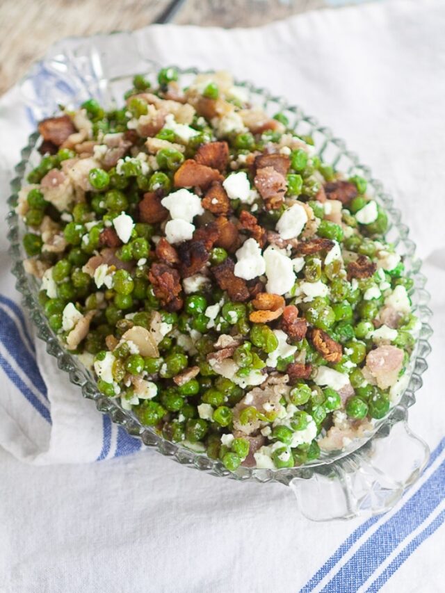 Tangy Feta & Bacon Peas: Quick 20-Minute Side Dish! - The Gracious Wife