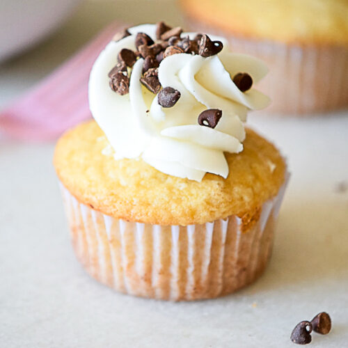 Chocolate Chip Cupcakes Recipe | The Gracious Wife