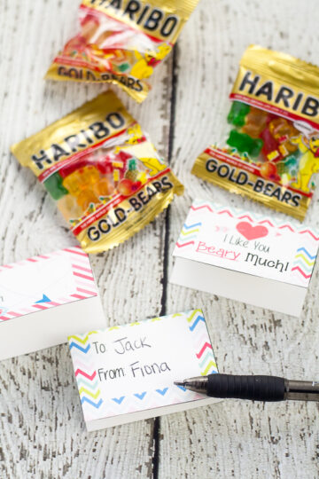 Printable Gummy Bear Valentines - The Gracious Wife