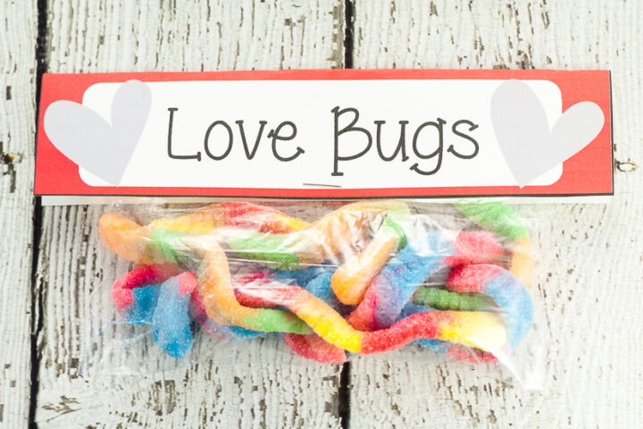 Free Gummy Worm Valentine Printables | DIY Valentines