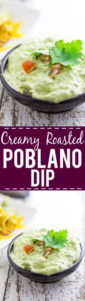 Creamy Roasted Poblano Dip Recipe | The Gracious Wife