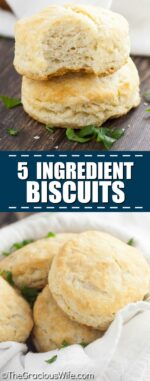 5 Ingredient Biscuits Recipe | The Gracious Wife