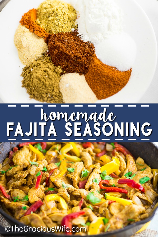 Homemade Fajita Seasoning Recipe | The Gracious Wife
