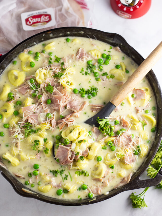 Creamy Ham and Pea Tortellini: Easy One-Pot Meal Ready in 30 Minutes ...