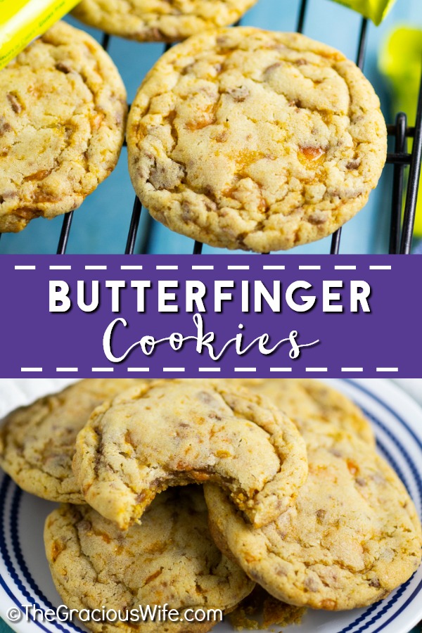 Butterfinger Cookies Recipe - The Gracious Wife
