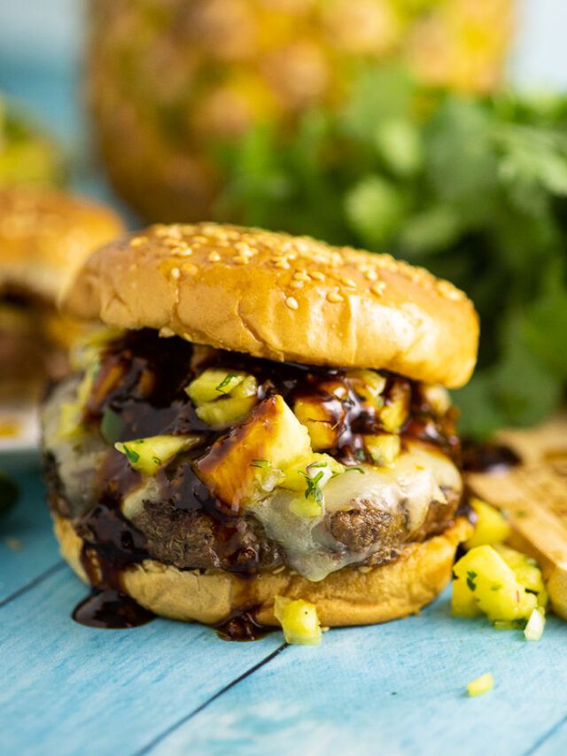 How to Make Irresistible Bourbon Teriyaki Hawaiian Burgers - The ...