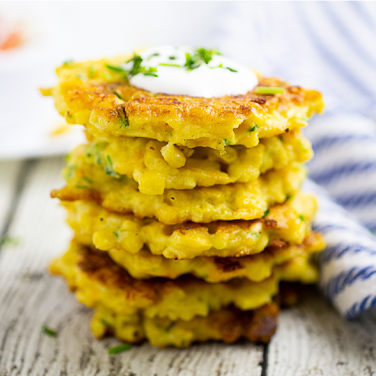 Fried Corn Cakes - The Gracious Wife