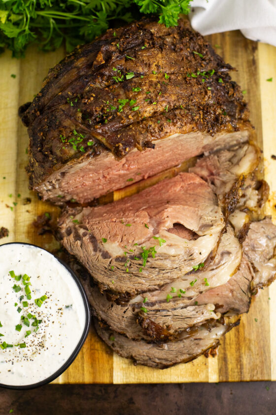 Garlic Herb Prime Rib Recipe - The Gracious Wife