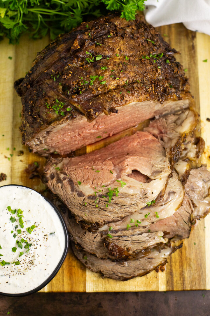 Garlic Herb Prime Rib Recipe - The Gracious Wife