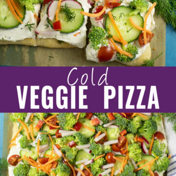 Cold Veggie Pizza - The Gracious Wife