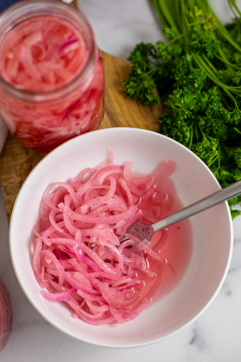 Quick Pickled Red Onions - The Gracious Wife
